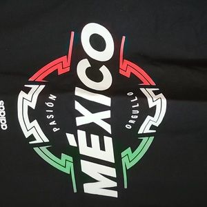 adidas | Shirts | Adidas Mexico National Team Black El Tri Tshirt 2xl ...